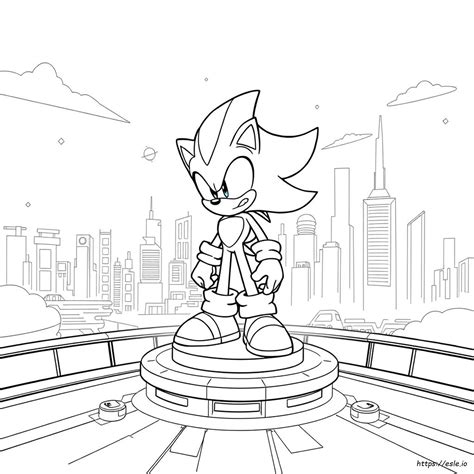 Páginas Para Colorear De Sonic Exe Gratis