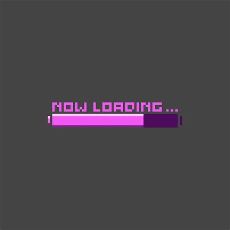 Premium Vector Pixel Art Loading Icon