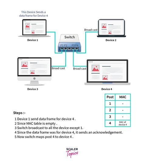 Difference Between Hub And Switch Scaler Topics