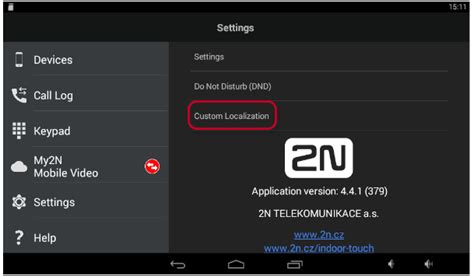 custom language localization in 2n ip mobile application faqs 2n