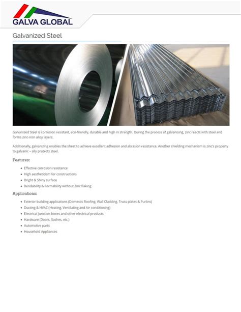Galvanized Steel Specification Pdf Free Download