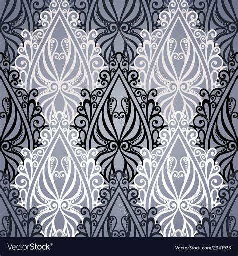 Seamless Ornate Pattern Royalty Free Vector Image