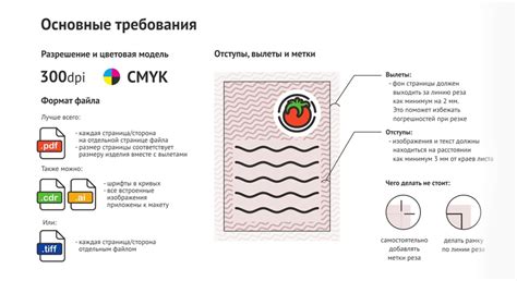 Как подготовить макет для типографии требования к макету формат