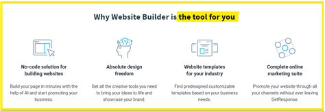 the new getresponse website builder review 2022 online benjamins