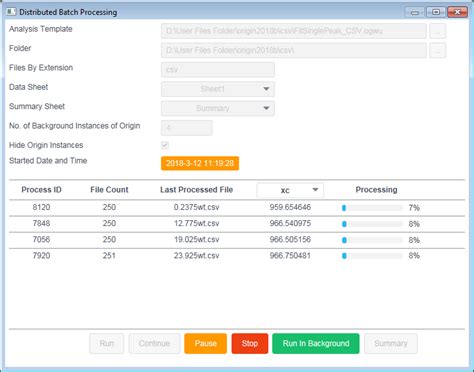Distributed Batch Processing File Exchange OriginLab