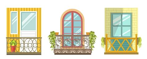 Decorative Architectural Feature Juliet Balcony 33333338 Vector Art At Vecteezy