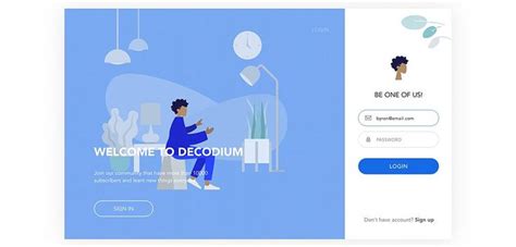 Creative Login Screen Bundle Made In Adobe XD Adobe Xd Landing Page Website Template
