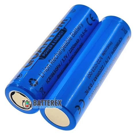 Аккумулятор 18650 Quantum ICR18650 2200mah 3.7V 2A с плоским плюсовым ...