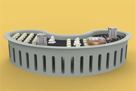 Anti Tsunami Building Wall Innovation Concept 3d Model By Surf3d