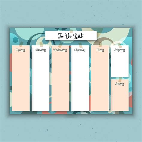 Weekly Planner Clip Art