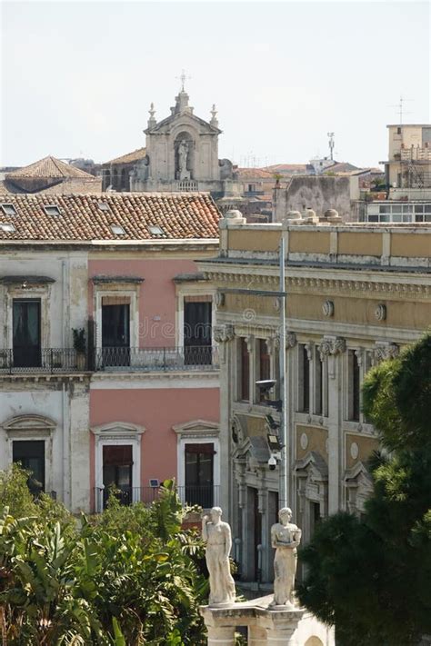Old Town In Catania Sicily Italy Editorial Photography Image Of Catholic Catania 311200947