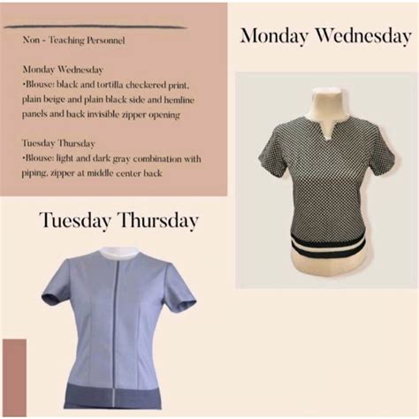 Deped Ready To Wear Rtw Blouse Female Non Teaching Uniform Shopee Philippines