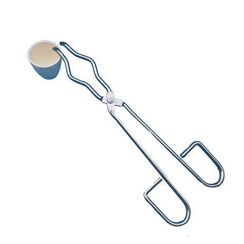 坩埚钳304不锈钢坩埚钳实验室夹具镀铬镍坩埚钳灰皿夹马弗炉夹子 虎窝淘