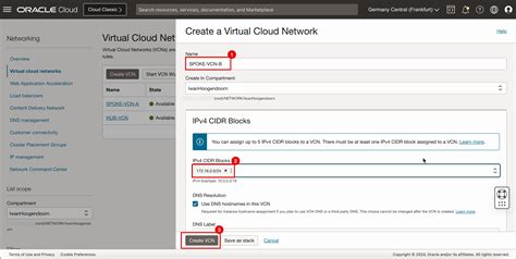 Route Hub And Spoke Vcn With Pfsense Firewall In The Hub Vcn