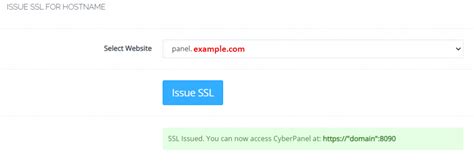 Add Hostname Ssl To Your Cyberpanel Server