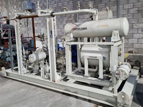 Used Mycom N 4hk Twin Heat Pump On R717 Ammonia Hos Bv