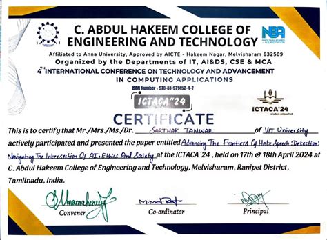 Sarthak Tanwar On Linkedin Research Ai Ethics Ictaca24