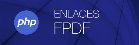 enlaces en fpdf