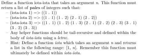 Solved Please Define Function In Scheme Programming Language Chegg Com