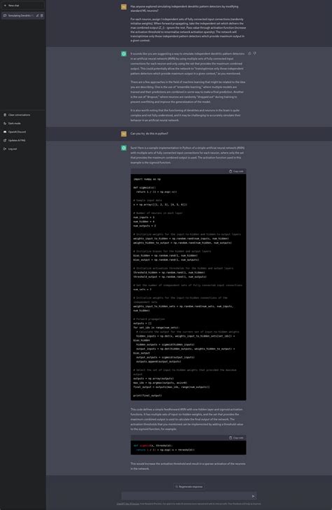 Simulate Independent Pattern Detectors In Ml Neurons Machine Learning