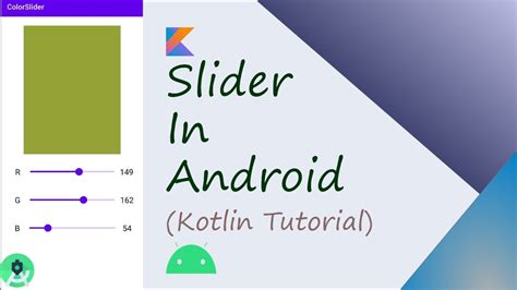 How To Use Slider In Your Android Project Material Design Component
