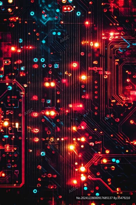 Ai创作图科技数码数字底图 蓝色科技渐变背景数码 芯片科技集成电路 科技感红底 蓝红色科技互联网背景 科技互联网加背景 科技元素酷炫底纹 A智能科技背景 科技底图 Art科技背景 3c数码背景