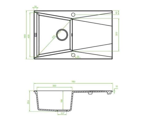 Кухненска мивка с автоматичен сифон Grenada Vivre