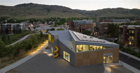Colorado S North Boulder Library Designed Angular Geometries