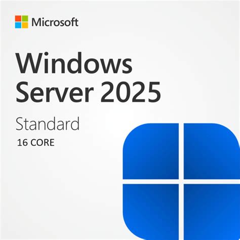 Microsoft Windows Server 2025 Standard 16 Core License Pack Csp
