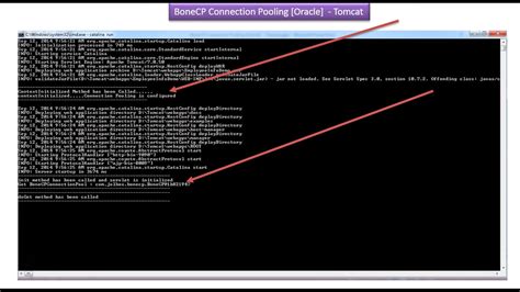 JAVA EE: JDBC|Servlets : BoneCP Connection Pooling - Oracle - Tomcat