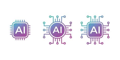 38 Artificial Intelligence Ai Processor Chip Icon Ai Processor Vector