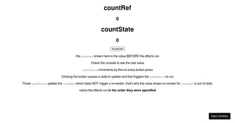 Multiple Useeffect Order Forked Codesandbox