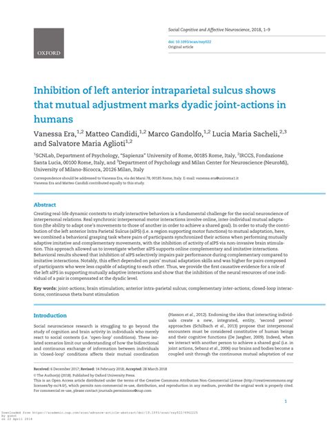 Pdf Inhibition Of Left Anterior Intraparietal Sulcus Shows That