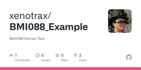GitHub Xenotrax BMI Example BMI Sensor Test
