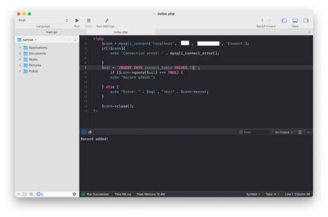 how to connect php script to mysql database