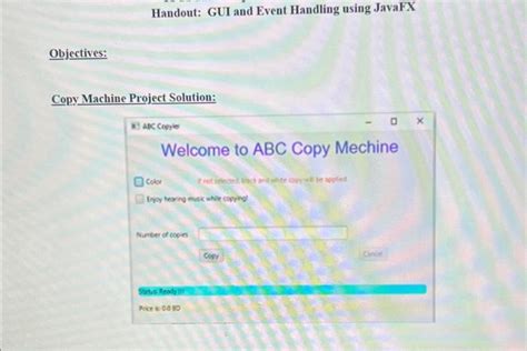 Solved Handout Gui And Event Handling Using Javafx