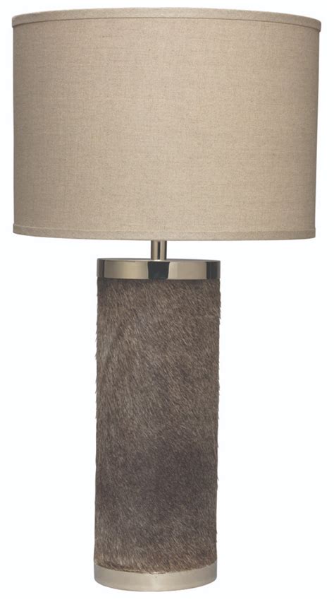 Column Hide Table Lamp With Linen Shade Scenario Home