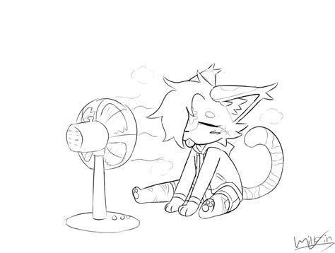 Cooling Off~ Art By Me Rfurry