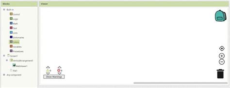i can t the the events blocks mit app inventor help mit app
