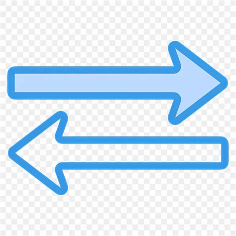 Double Arrow Blue Bi Directional Arrows Icon Png 2048x2048px Double Arrow Arrows Backward