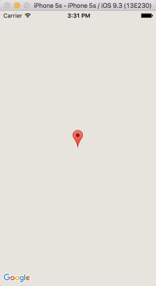 Ios Missing Map Only Marker Is Visible Stack Overflow