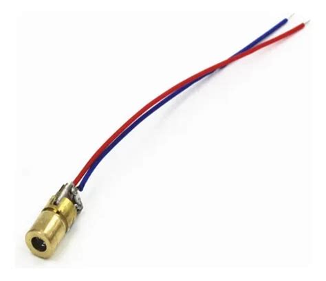 Kit 10 Unid Módulo Laser 5v 5mw 650nm 6mm Projeto Arduino