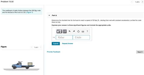 Solved Problem 13 33 The Coefficient Of Static