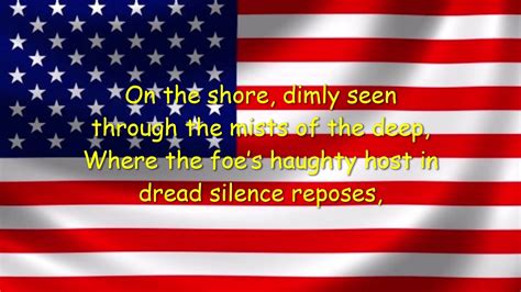 Himno Nacional De Los Estados Unidos 2023 Lyrics Accordi Chordify