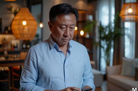 Premium Photo A Man Standing Indoors Who Appears Concentrated And