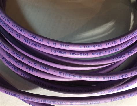 Belden 1695a Plenum Rated Rg6 Sdi Cable 1000 Foot Bl1695a Ft
