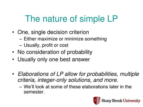 Ppt Introduction To Decision Making Via Linear Programming Powerpoint