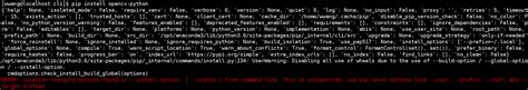 罕见性 pip 报错分析与处理 install option 知乎