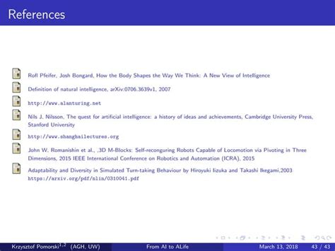 From Embodied Artificial Intelligence To Artificial Life Pdf