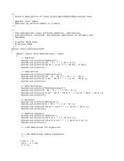 Perform Arithmetic Calculations In Java CalculationsV Class Course Hero